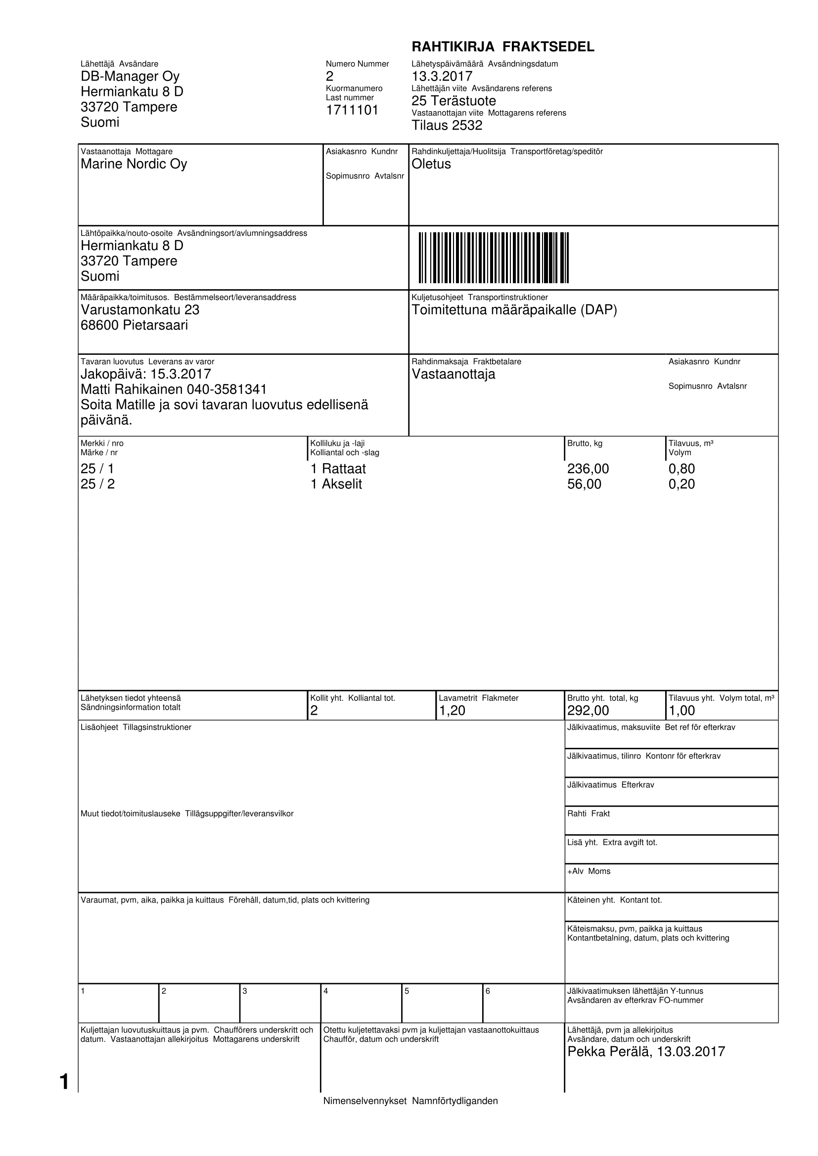 Raportointi - FuturaPlan ERP ja raportit